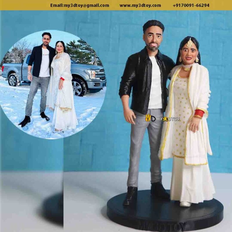 Couple 3D Miniature | Full Body Customize