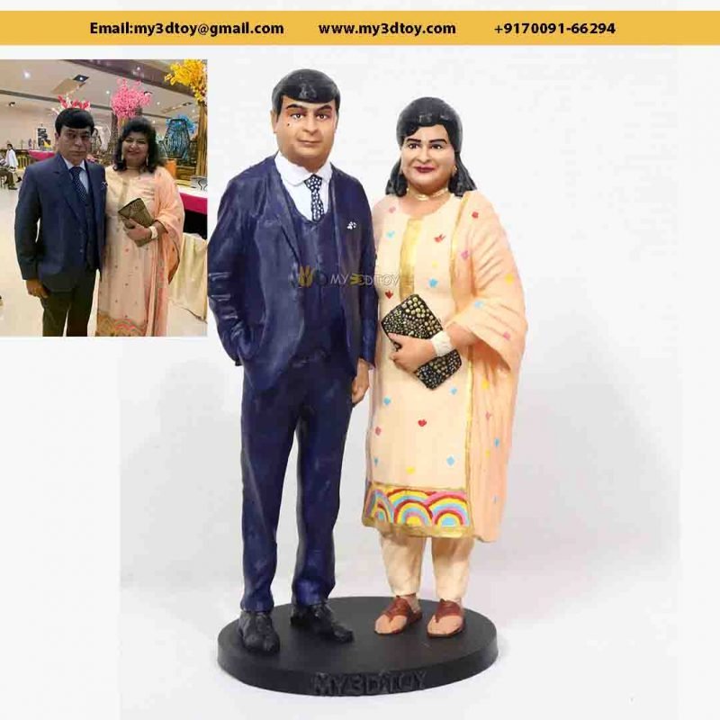 Couple 3D Miniature | Full Body Customize