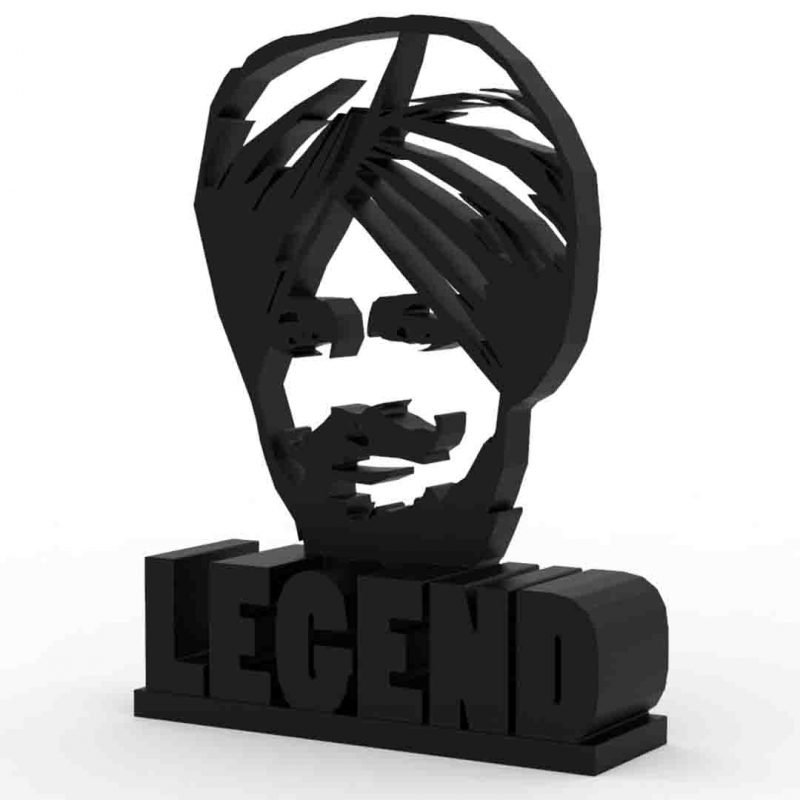 Legend Sidhu 3D Face Table Topper - My 3D Toy