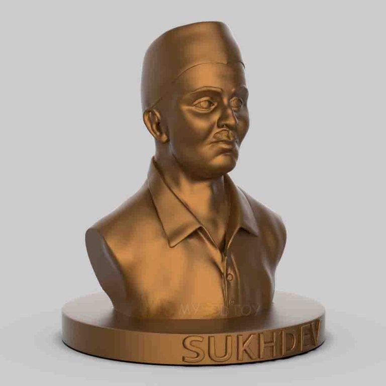 Freedom Fighter Sukhdev Sculpture - My 3D Toy