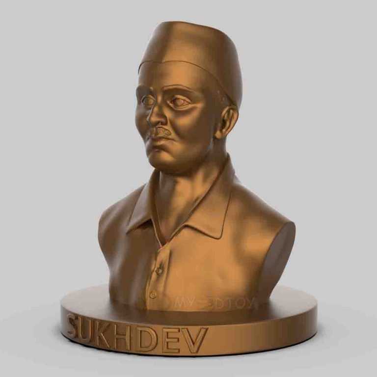 Freedom Fighter Sukhdev Sculpture - My 3D Toy